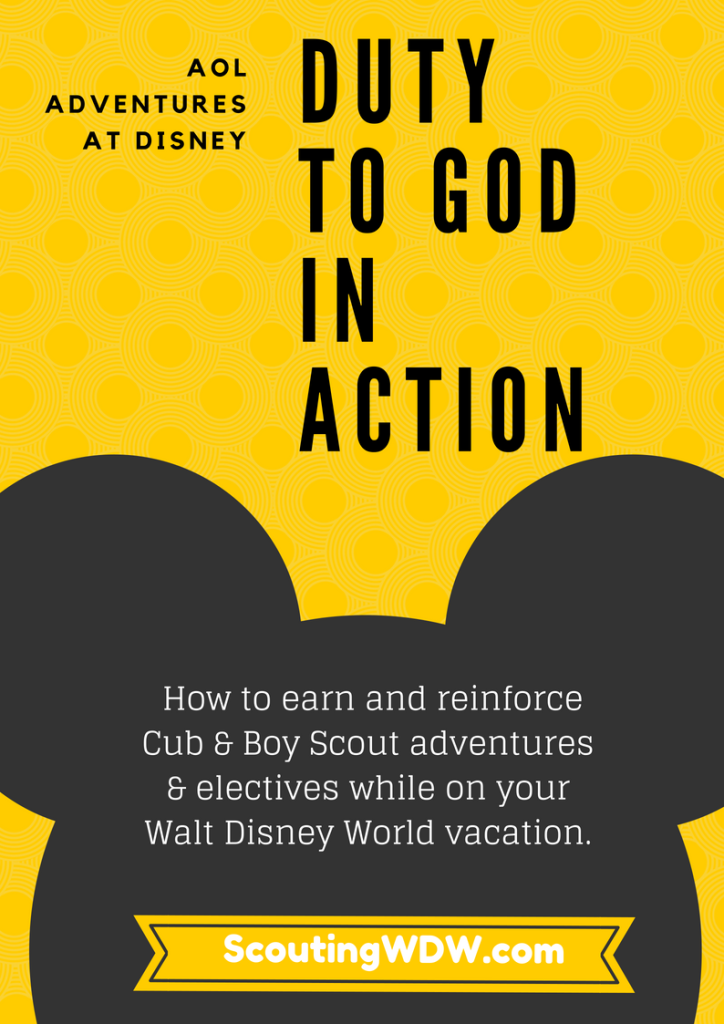 AOL Adventure: Duty to God in Action - i heart WDW